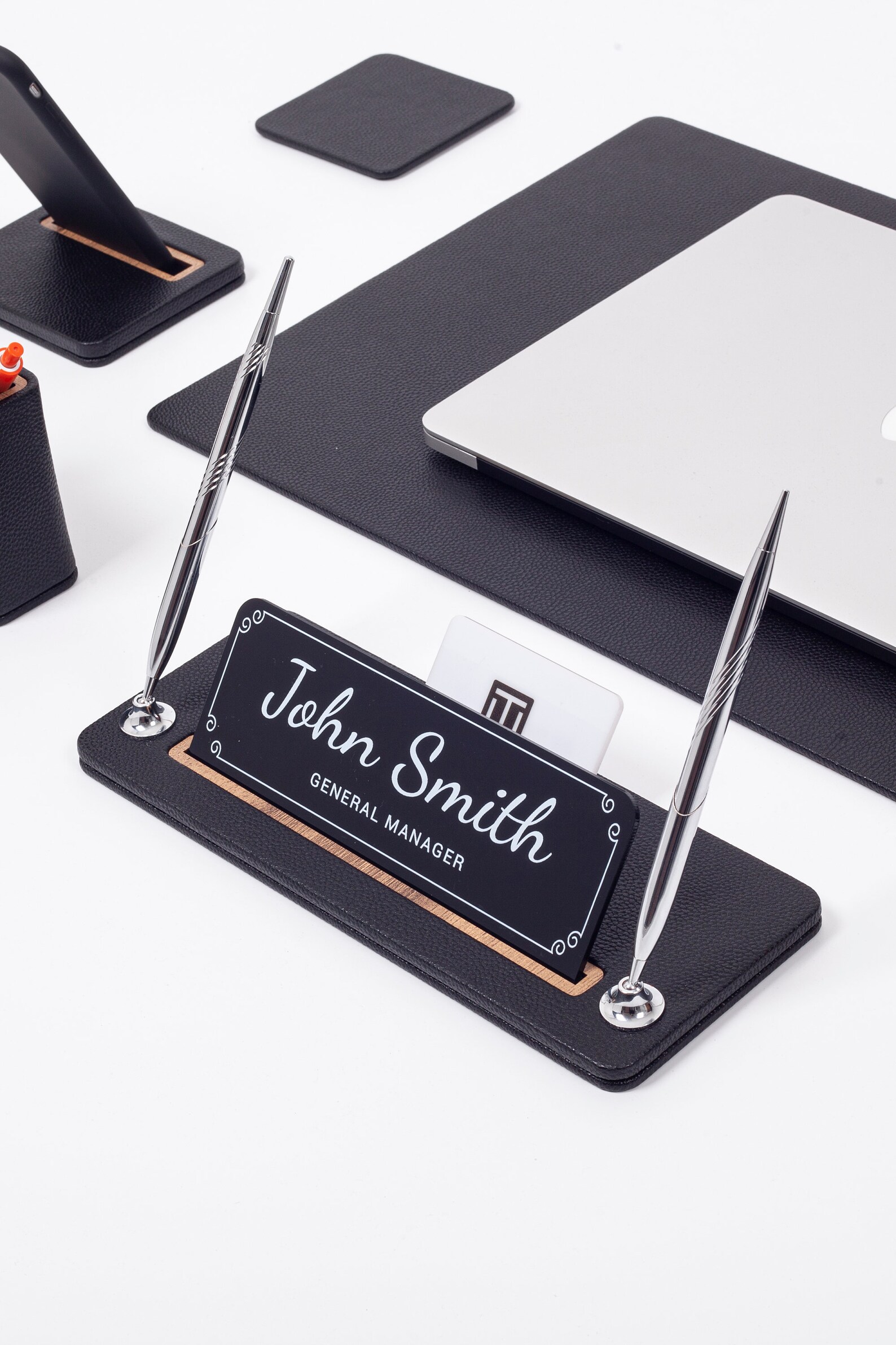 Office Desk Set Desk Accessories Set Personalized Desk Set Office Desk ...