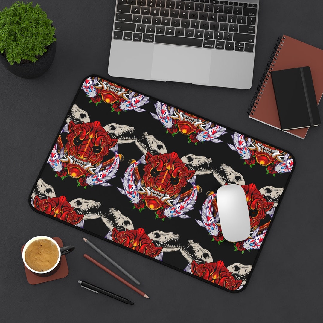 Mouse Pad,vector Illustration Desk Mat,devil Mouse Pad,devil Desk Mat ...