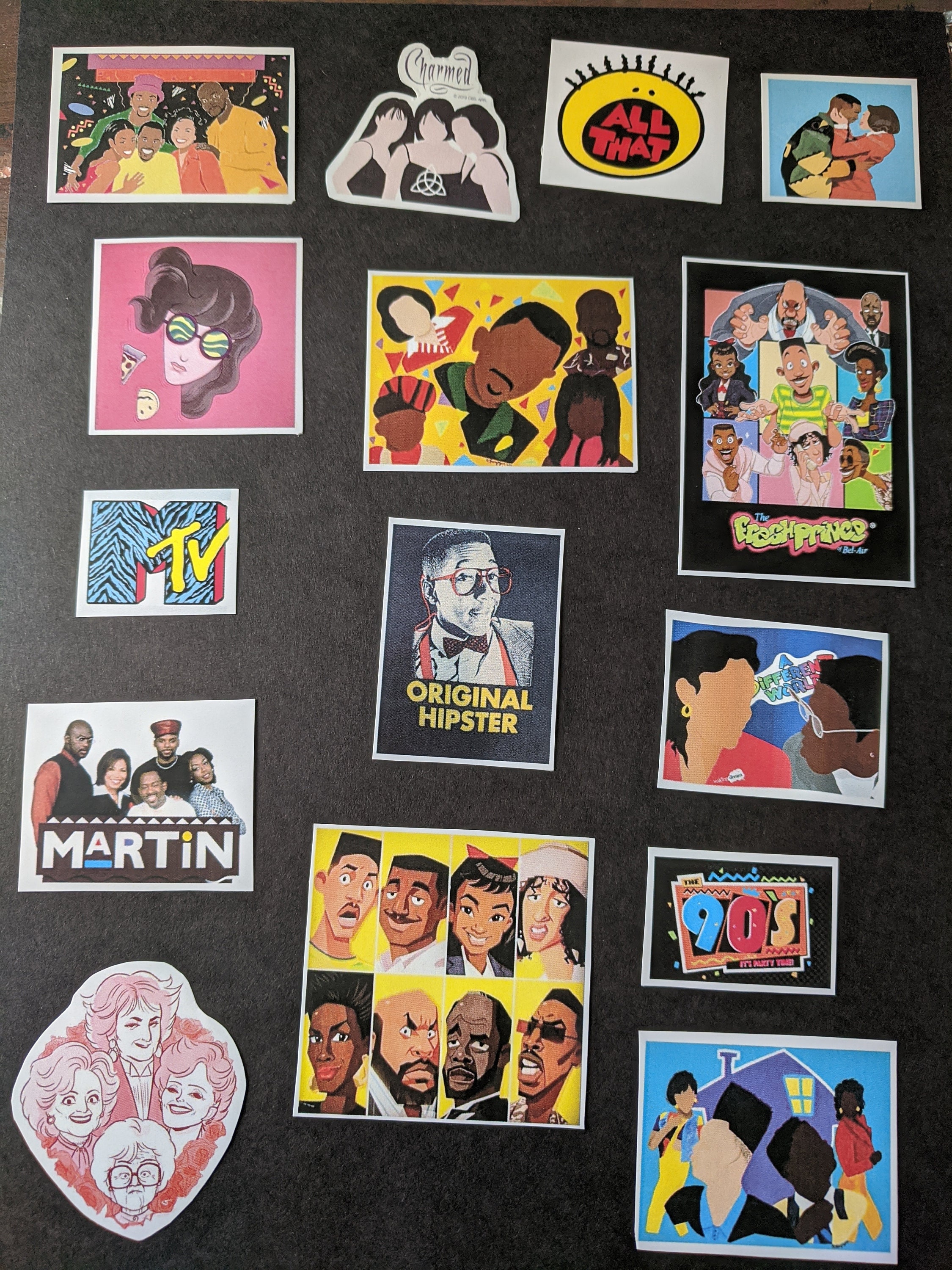 Classic 90s sticker pack | Etsy