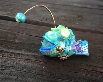 Angler Fish Sculpture - Etsy