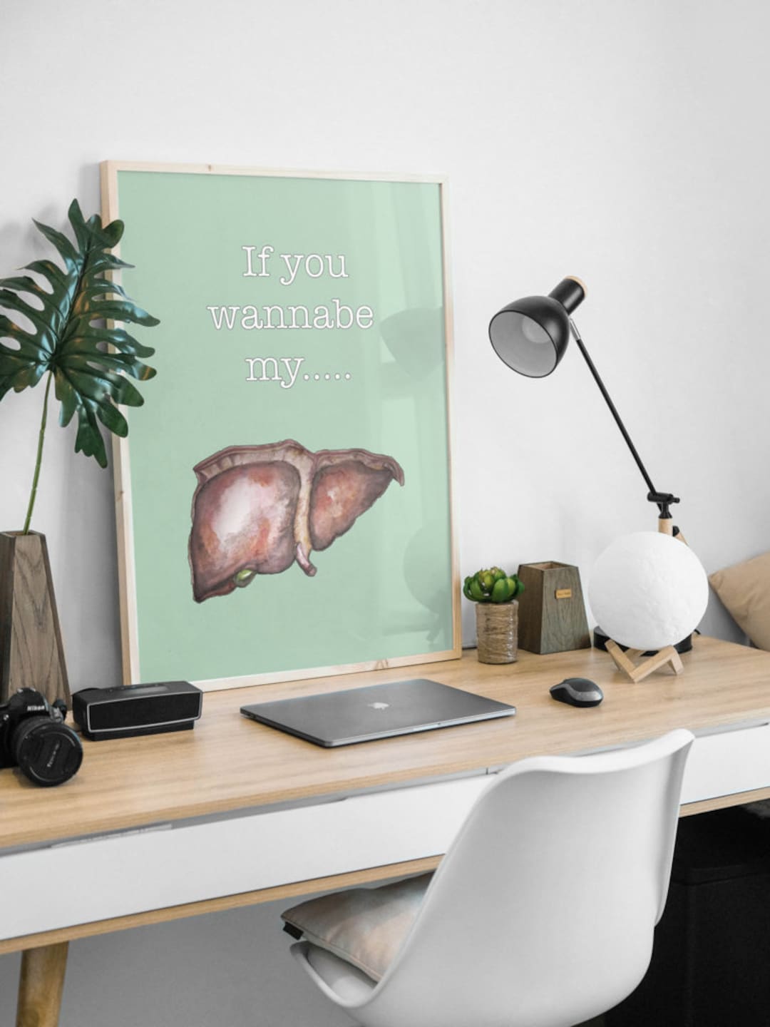 Liver Anatomy Print | Watercolour Liver | Liver Painting | Medical ...