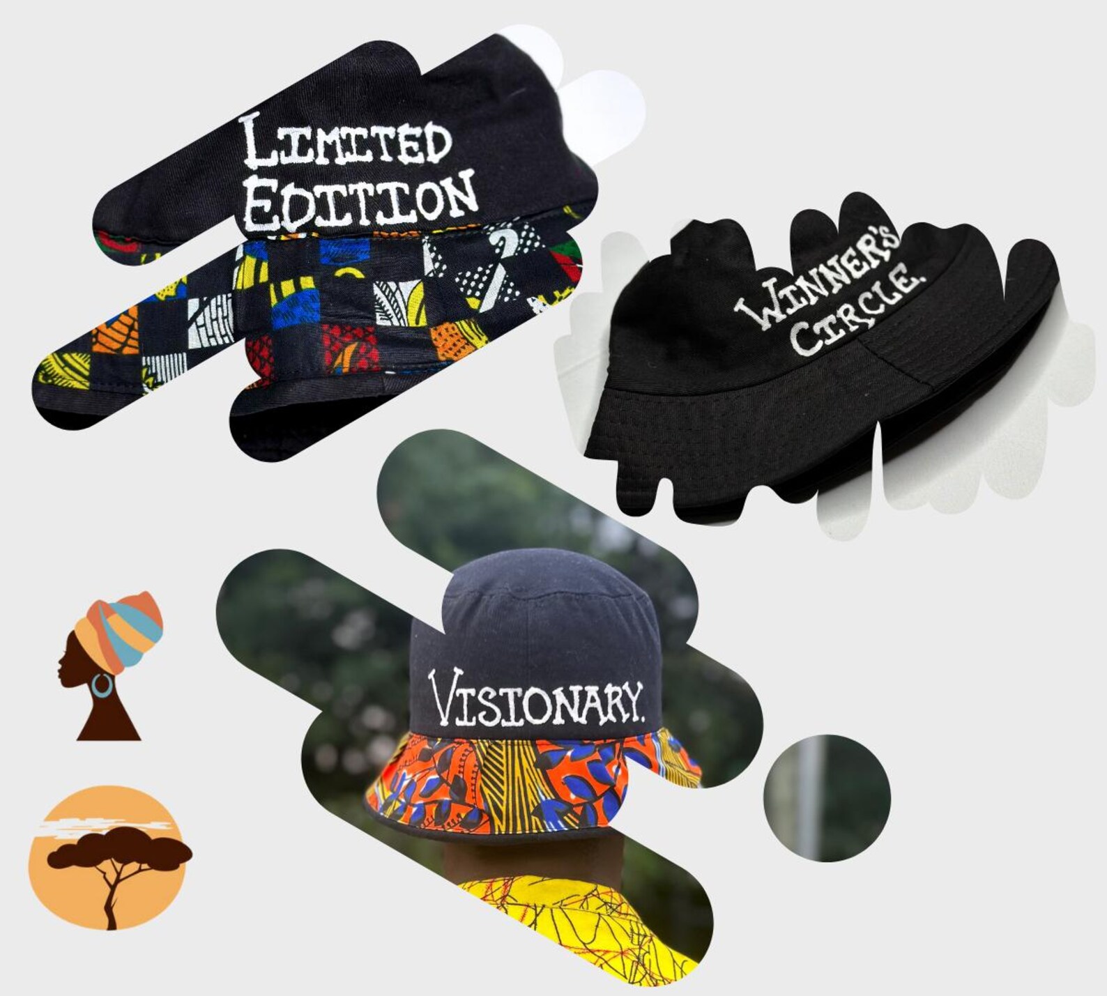 Limited Edition Bucket Hat Africa Bucket Hat, Safari Theme Cap, African ...