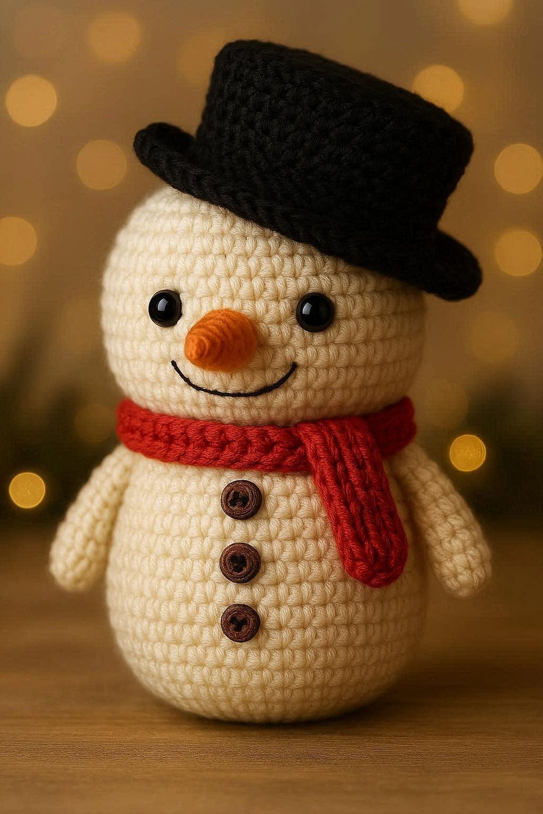 Amigurumi Snowman Pattern PDF – Crochet Snowman Tutorial English ...