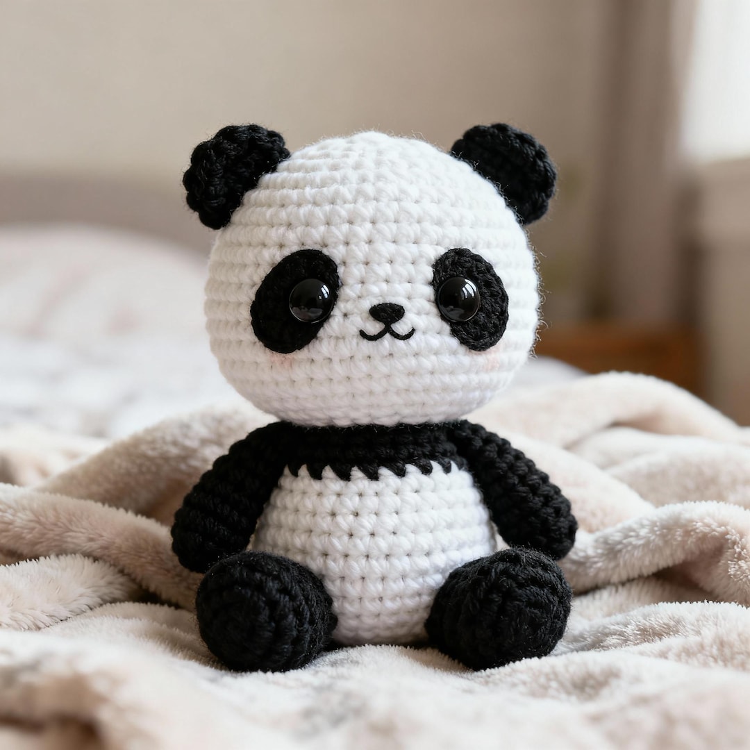 Baby Panda Amigurumi Crochet Pattern PDF | Beginner Friendly | Kawaii ...