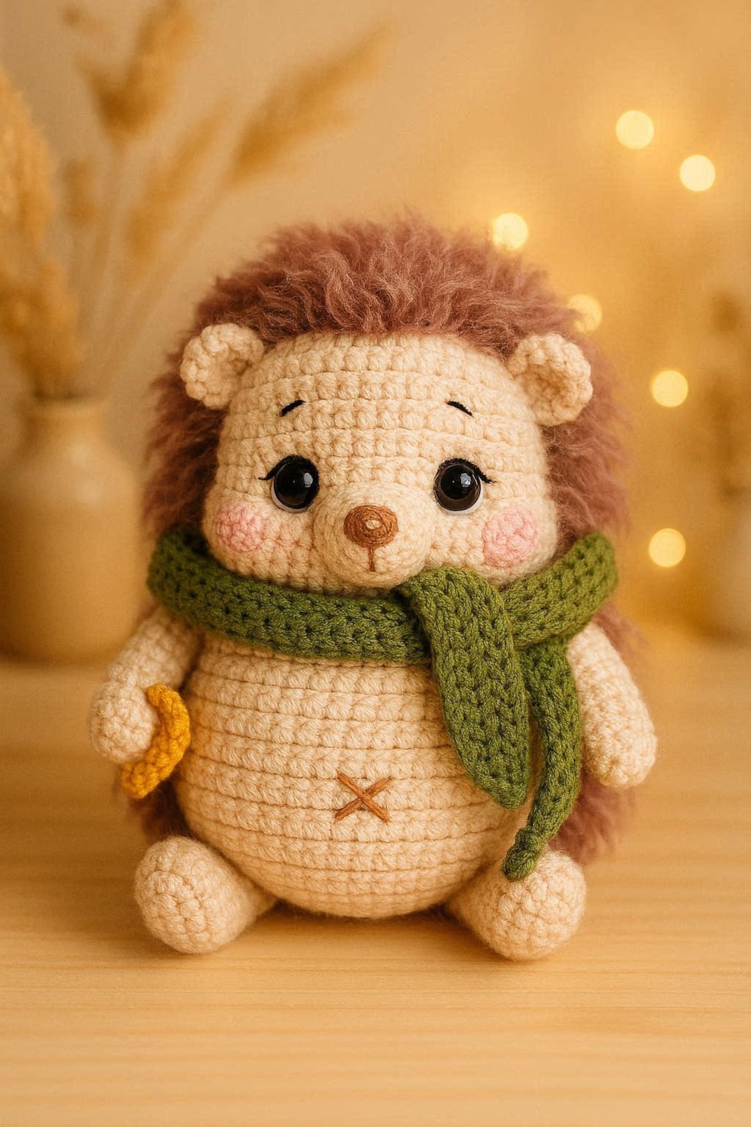 Hedgehog Amigurumi Cute Realistic Crochet Pattern | Detailed Hedgehog ...