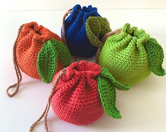 Crochet Fruit Pouch Pattern - Etsy