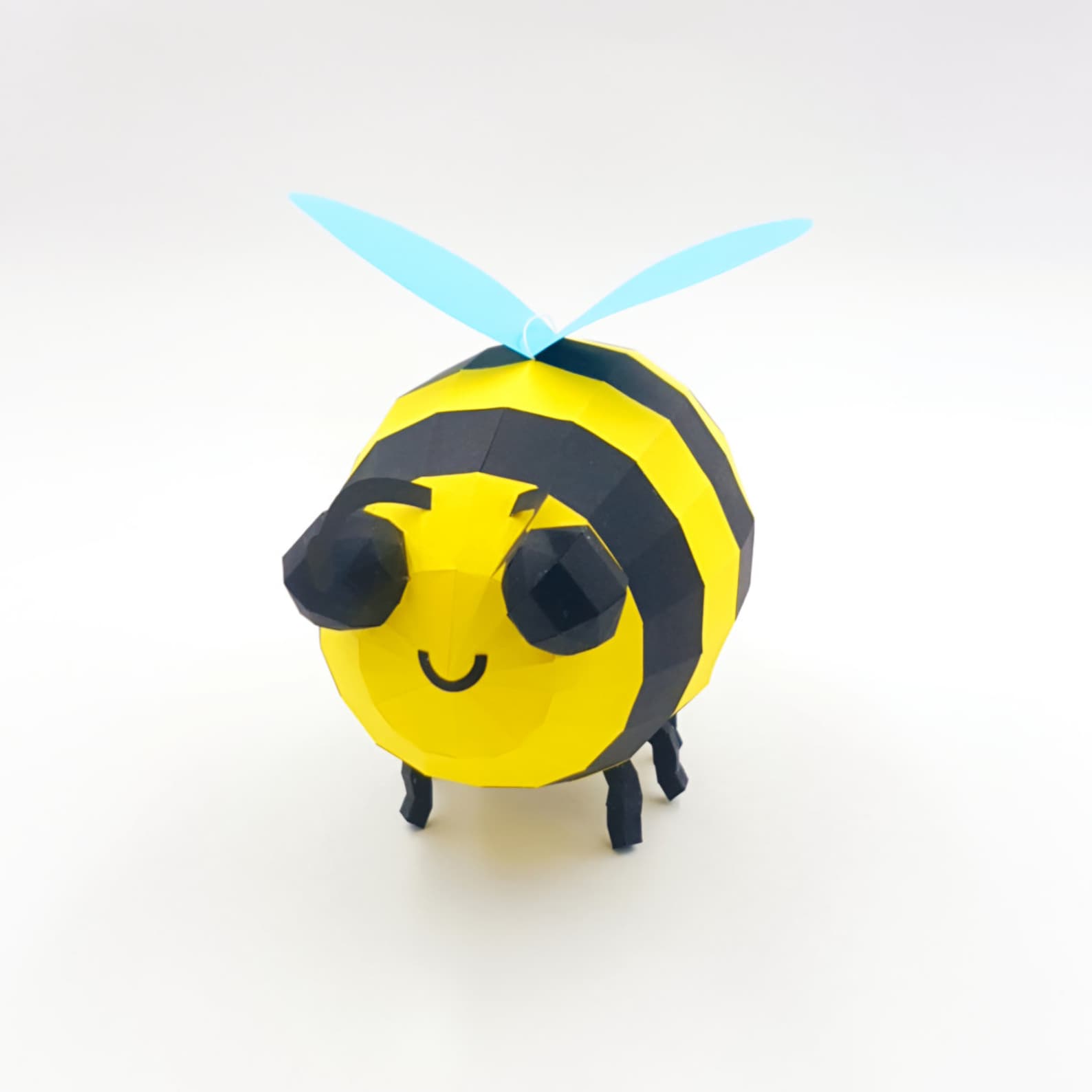 3D Bee Papercraft - Template - Etsy
