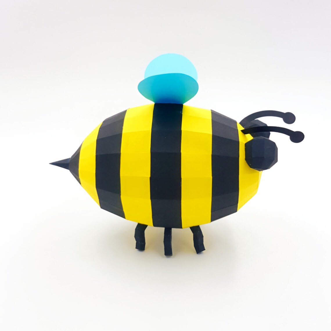 3D Bee Papercraft Template - Etsy Canada