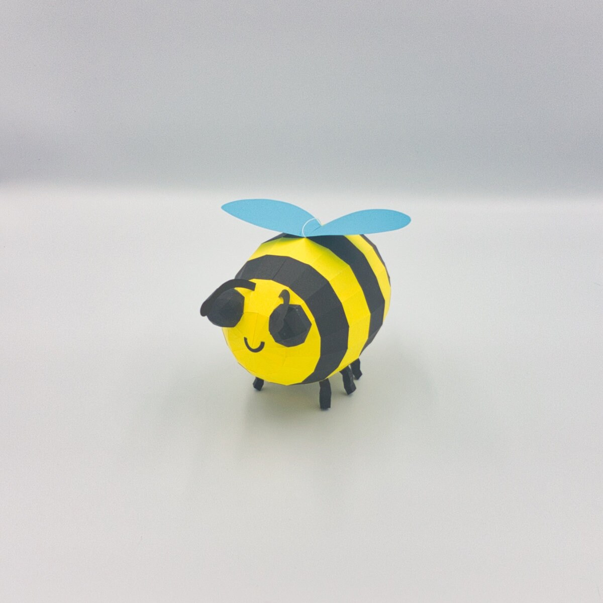 3D Bee Papercraft Template | Etsy