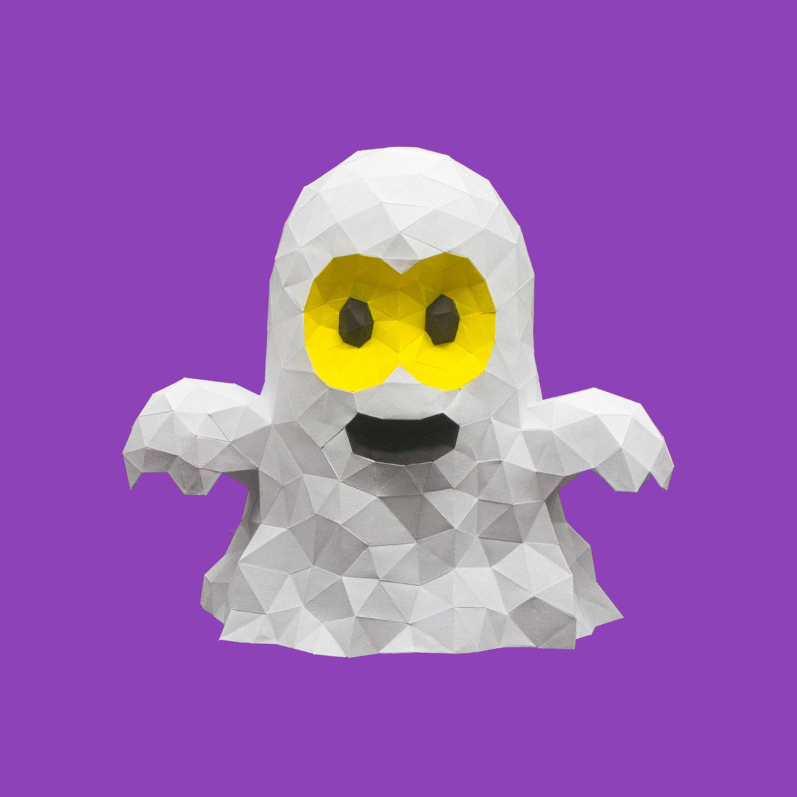 Cute Papercraft Ghost - Template - Etsy Canada