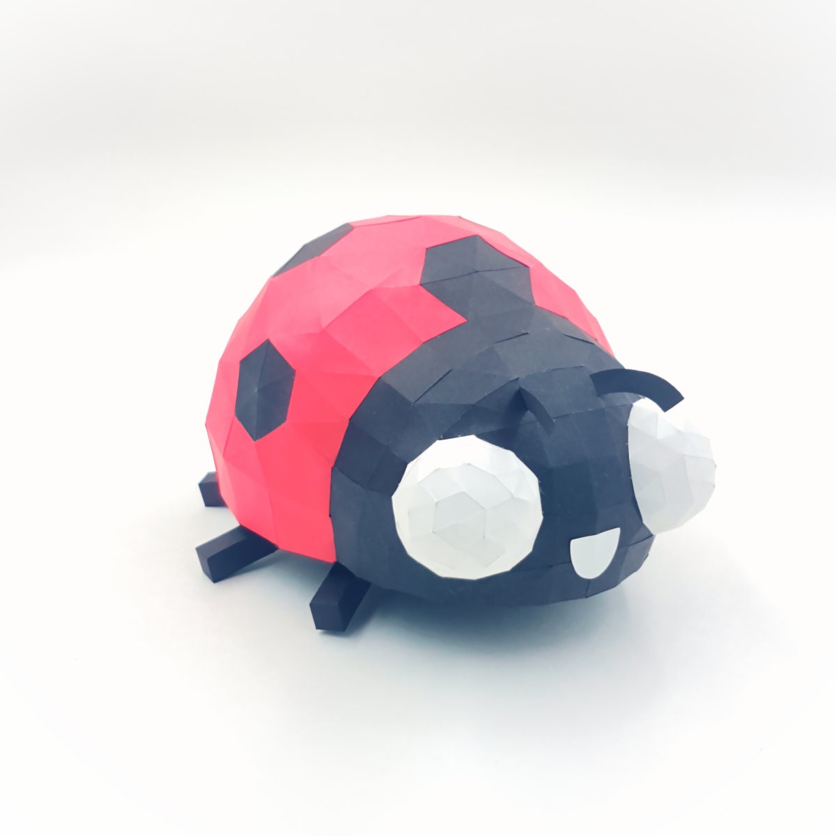 3D Ladybug Papercraft Template - Etsy