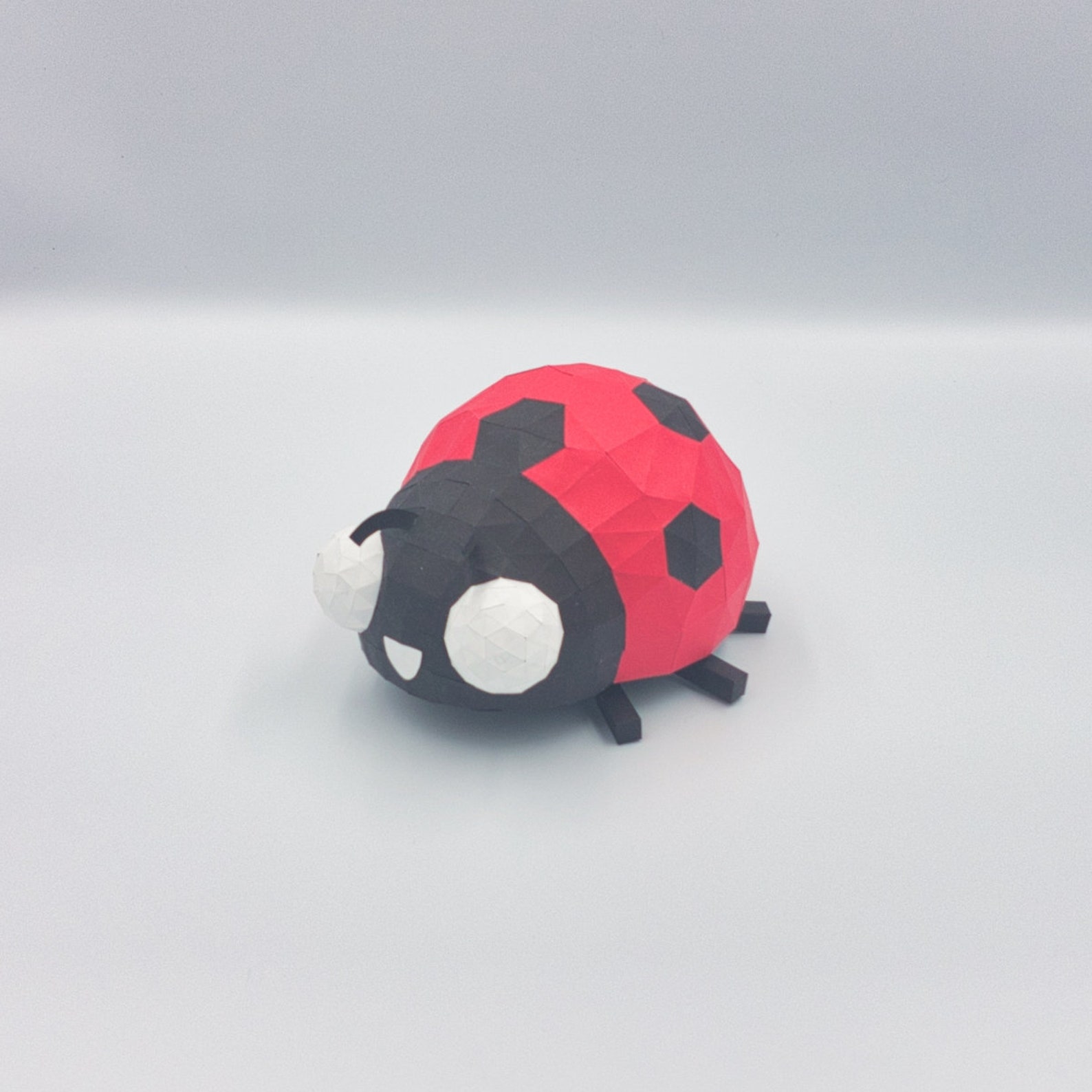 3D Ladybug Papercraft Template | Etsy