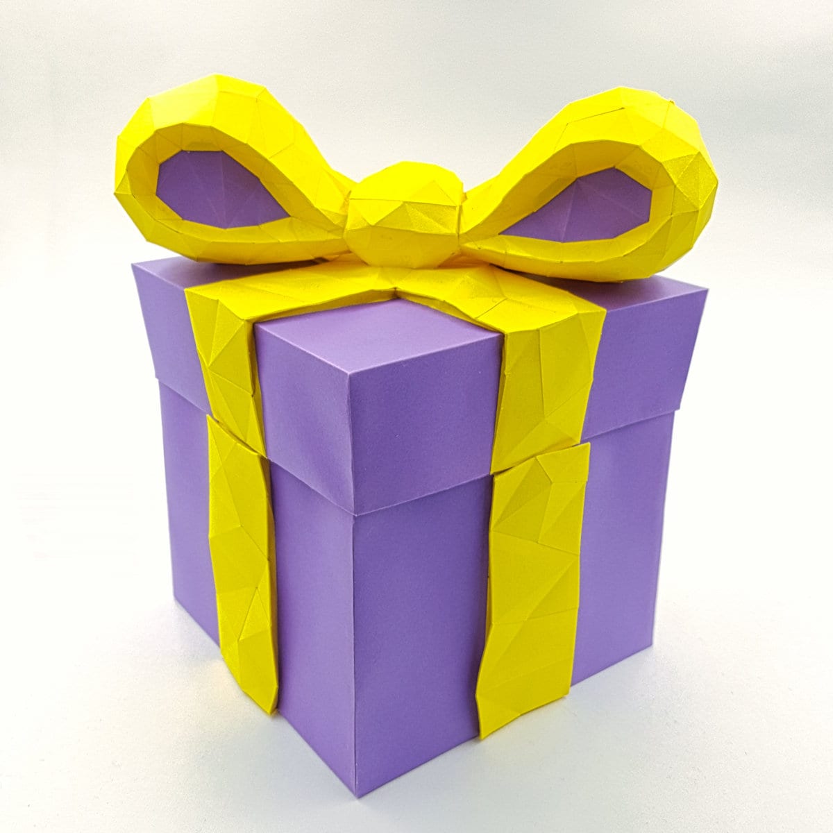 Papercraft Gift Box Template - Etsy