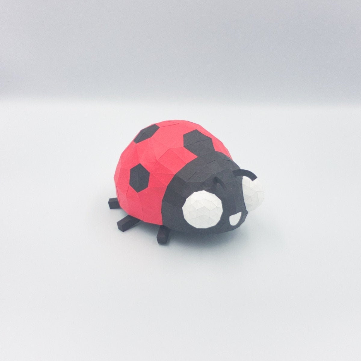 3D Ladybug Papercraft Template | Etsy