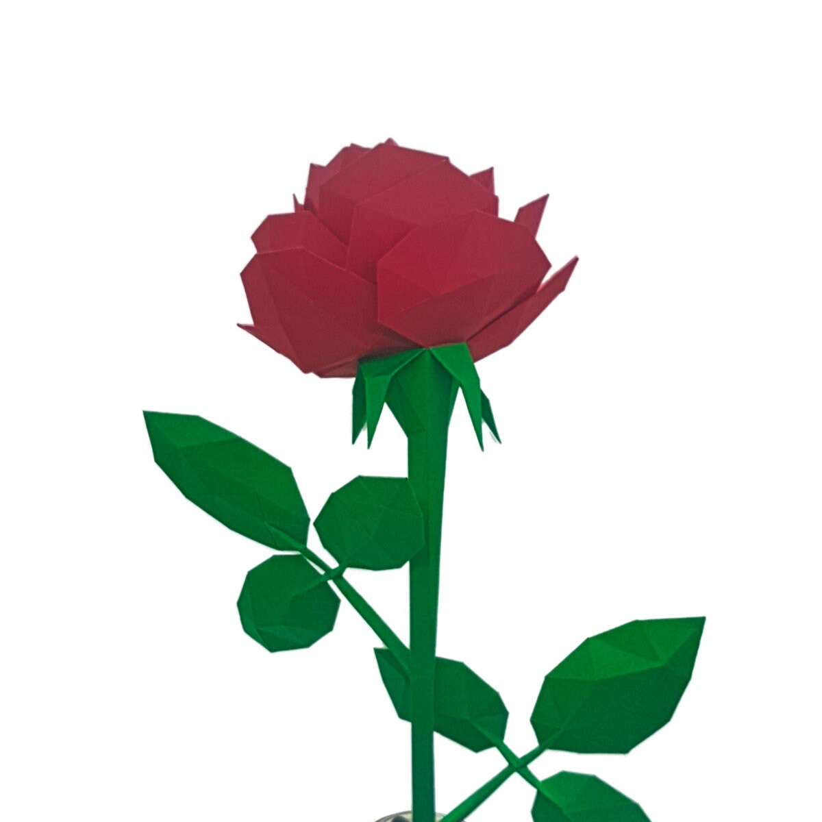 3D Papercraft Rose - Template - Etsy Canada