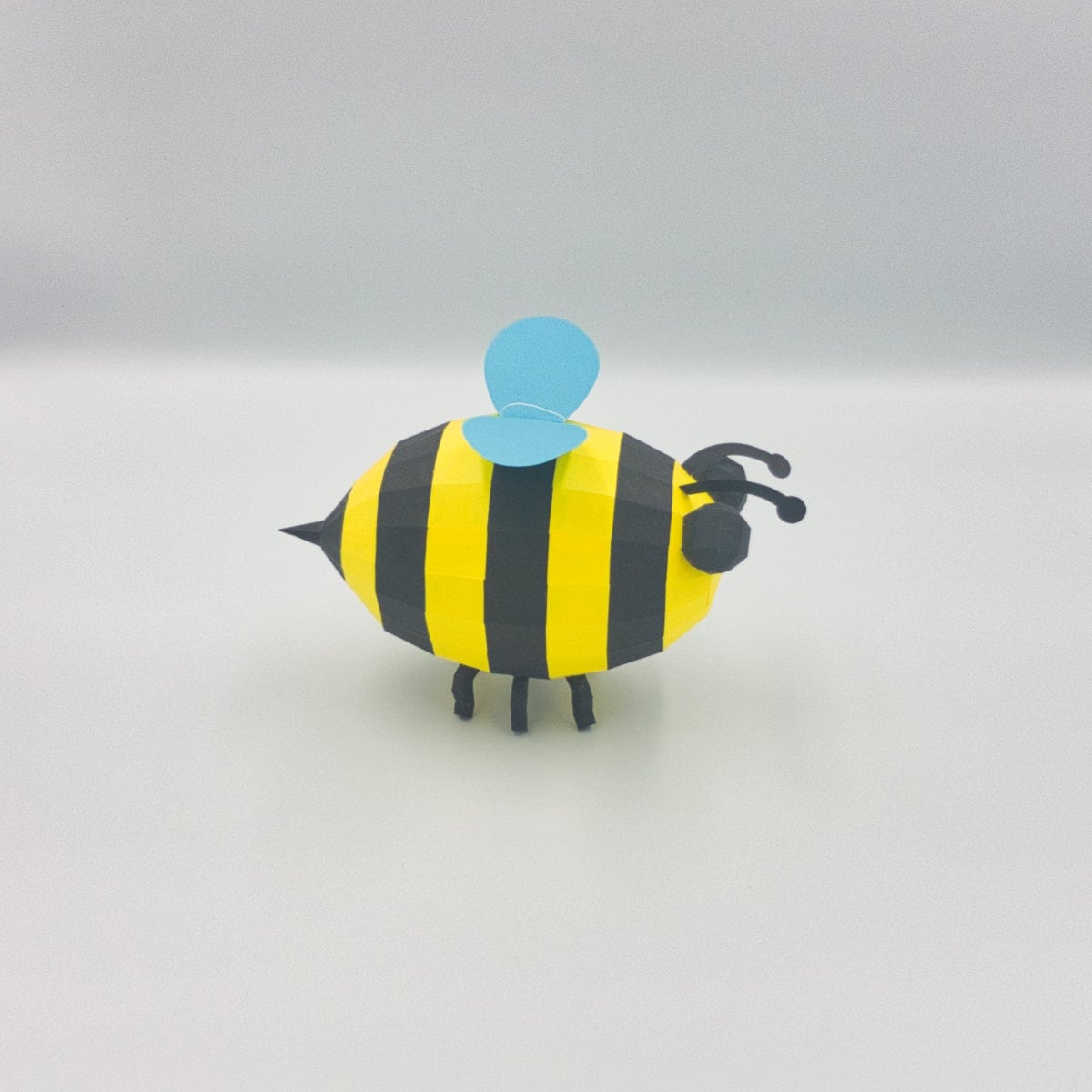 3D Bee Papercraft Template | Etsy