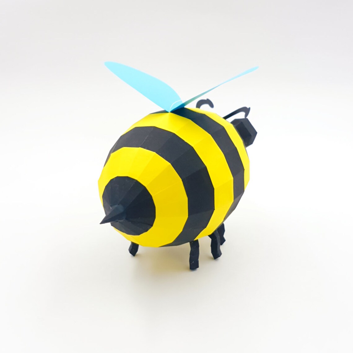 3D Bee Papercraft Template - Etsy Canada