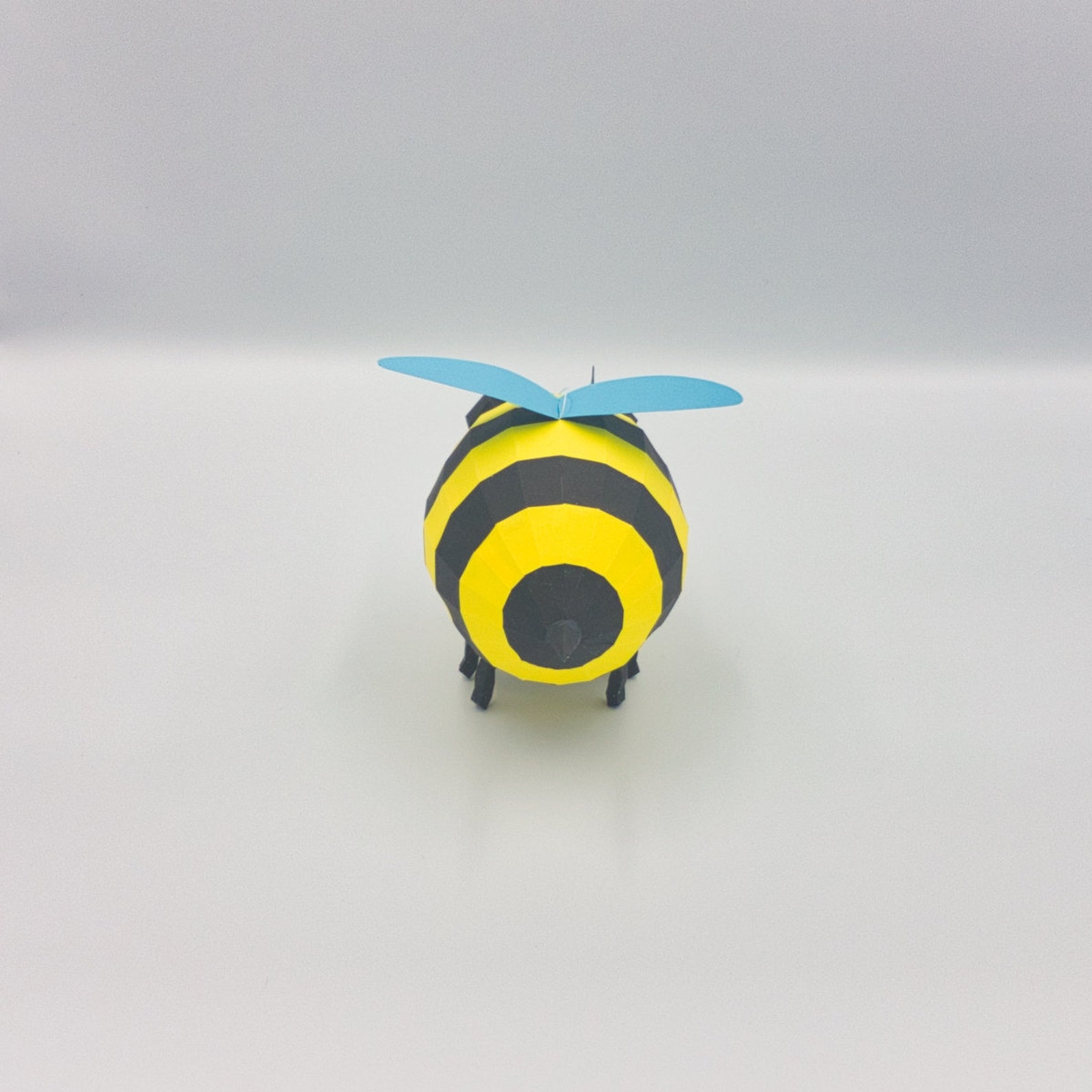 3D Bee Papercraft Template | Etsy