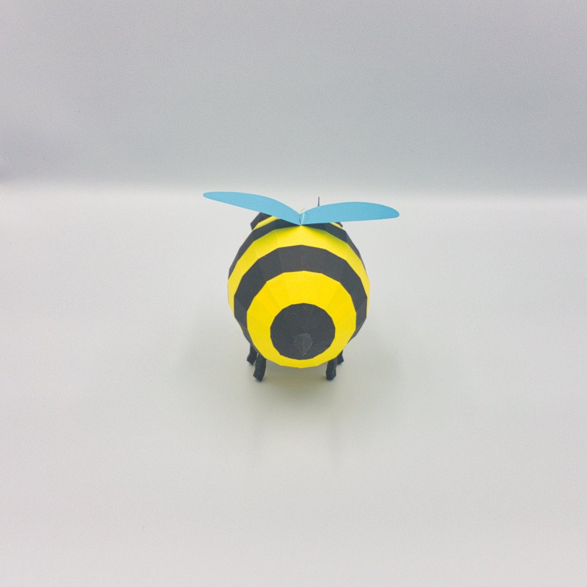 3D Bee Papercraft Template | Etsy