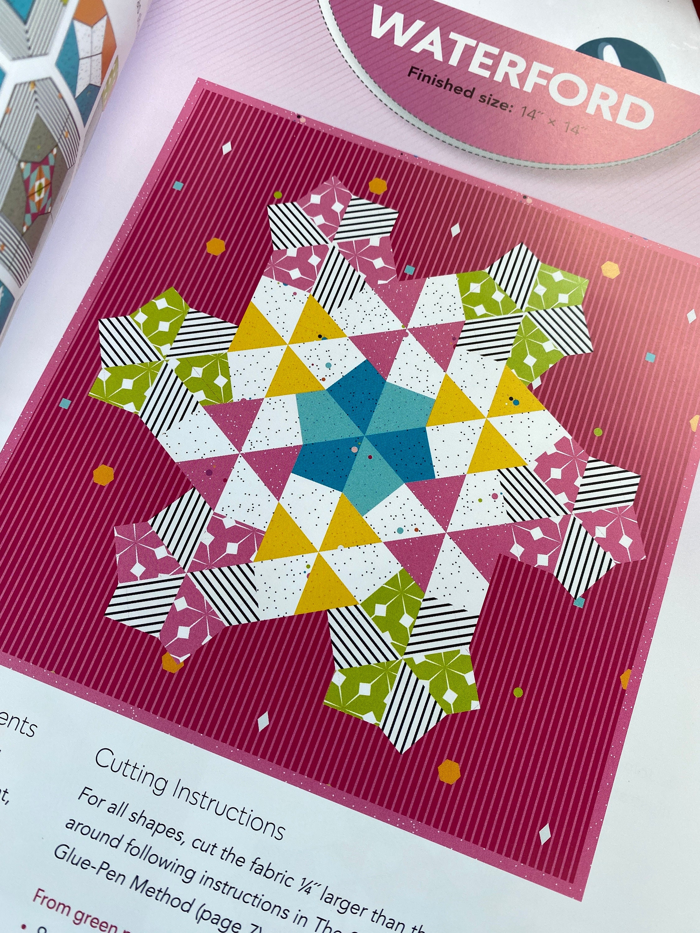Sue Daley Paper Caper Mini Quilts, English Paper Piecing Projects Ready ...