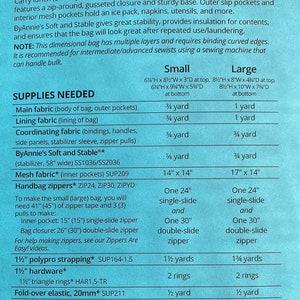 Byannie OUT TO LUNCH, Not Just for Lunch a Cute Bag Pattern in 2 Sizes ...