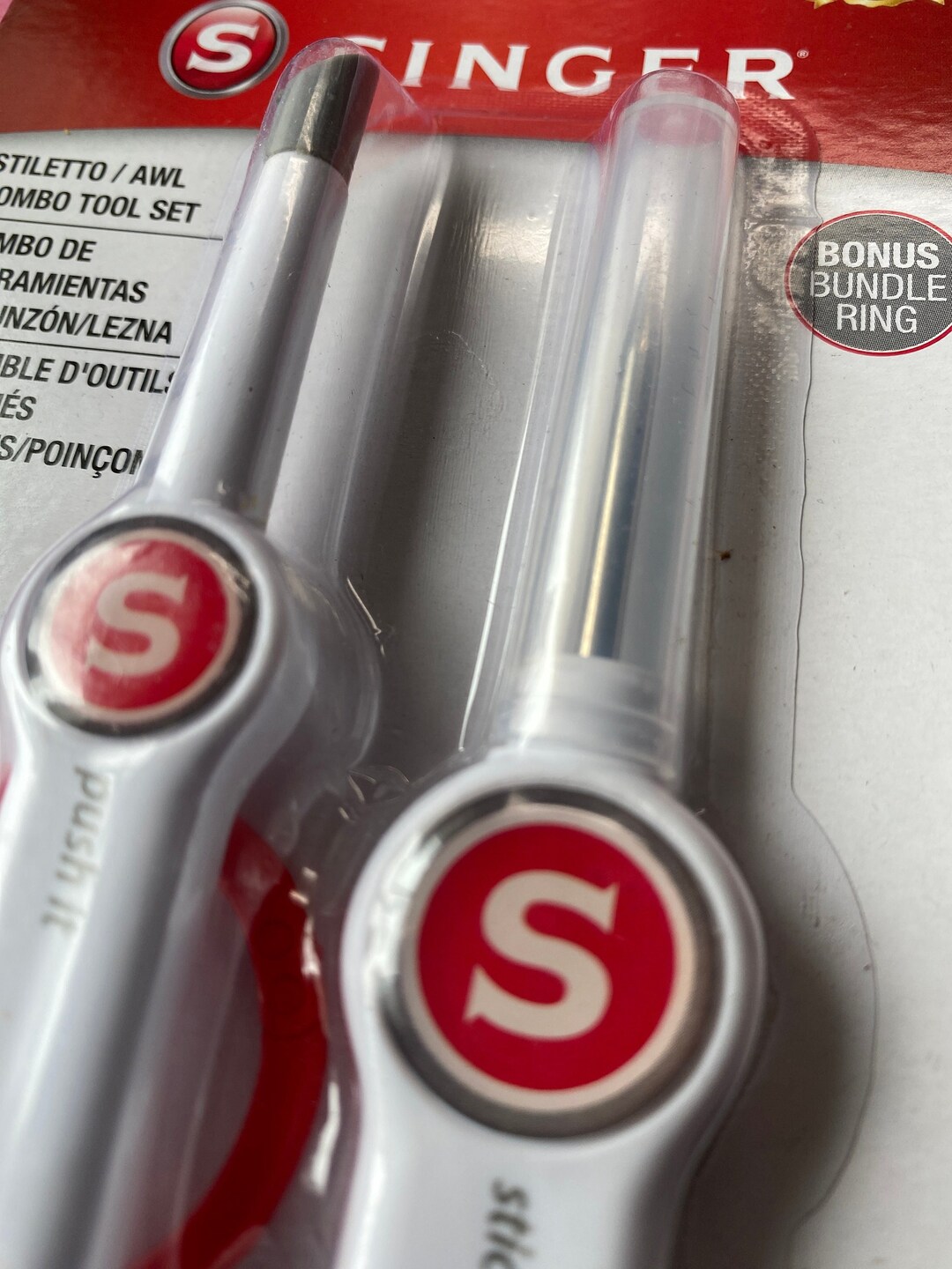 SINGER STILETTO & Awl Set, Manipulate Seams Under Presser Foot, Ring to ...