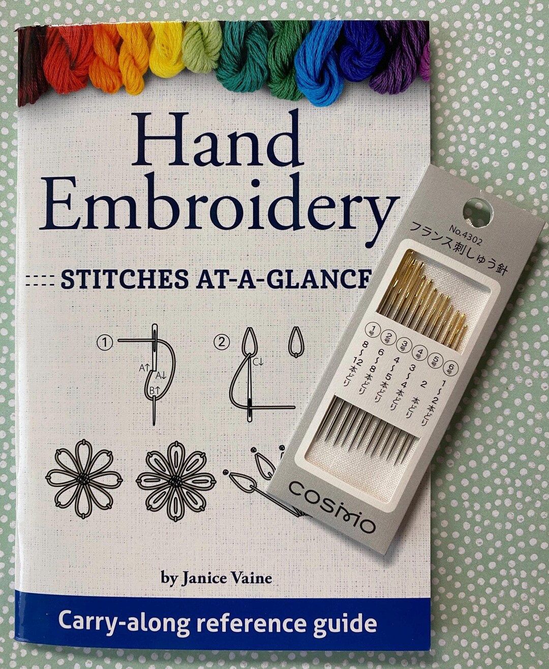 Hand Embroidery Stitches at A Glance, Carry Along Reference Guide by ...