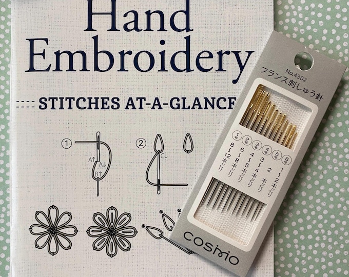Hand Embroidery Stitches at A Glance, Carry Along Reference Guide by ...