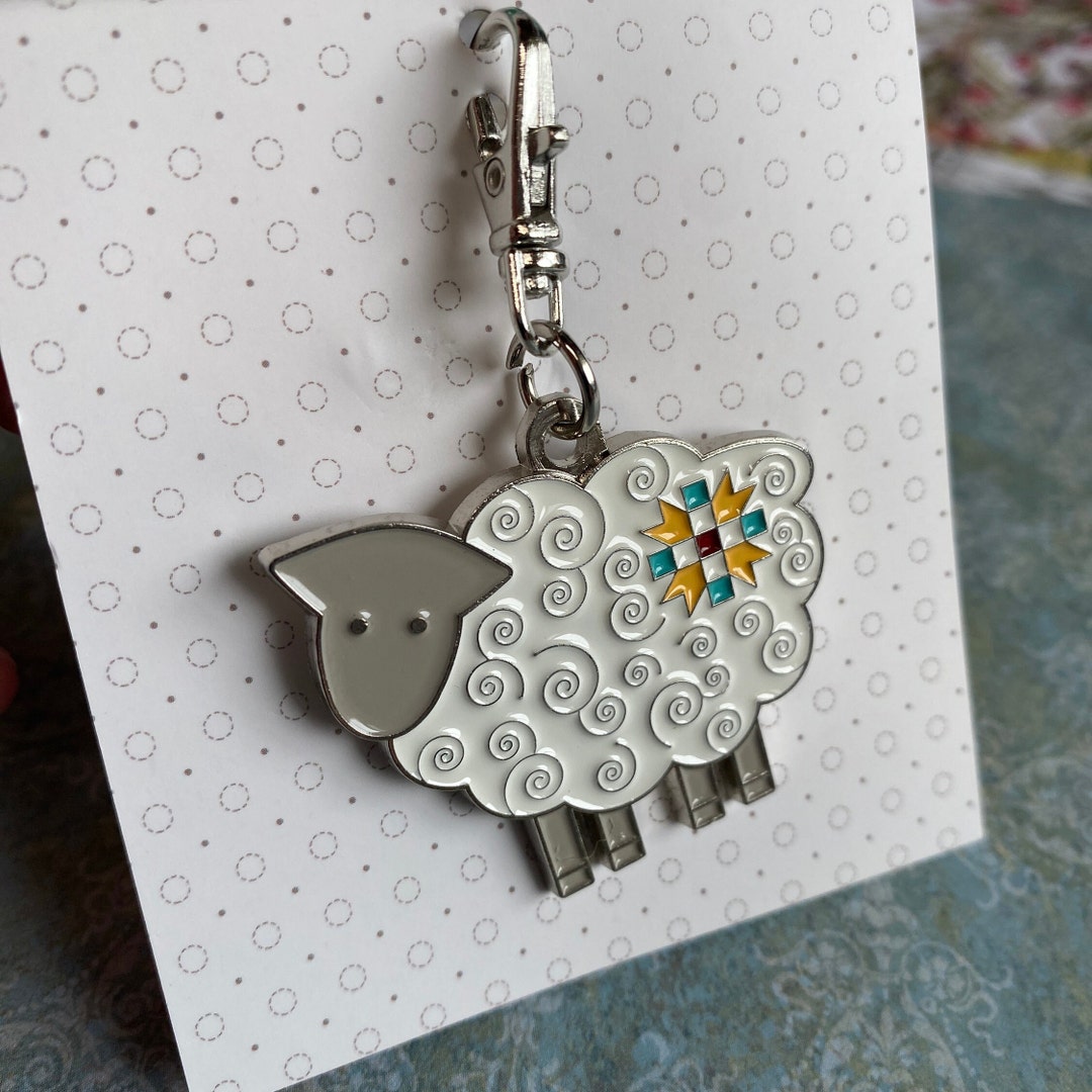 LORI HOLT Happy Charms, Hometown Happy SHEEP Charm by Riley Blake ...