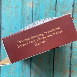 Madam Sew Needle Sorting Pincushion, Machine Needle Sorter, Canvas ...