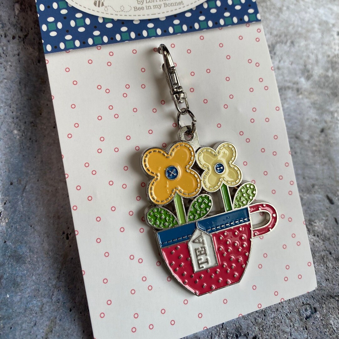 LORI HOLT Happy Charms, Tea Cup Charm by Riley Blake Design, Lori Holt ...