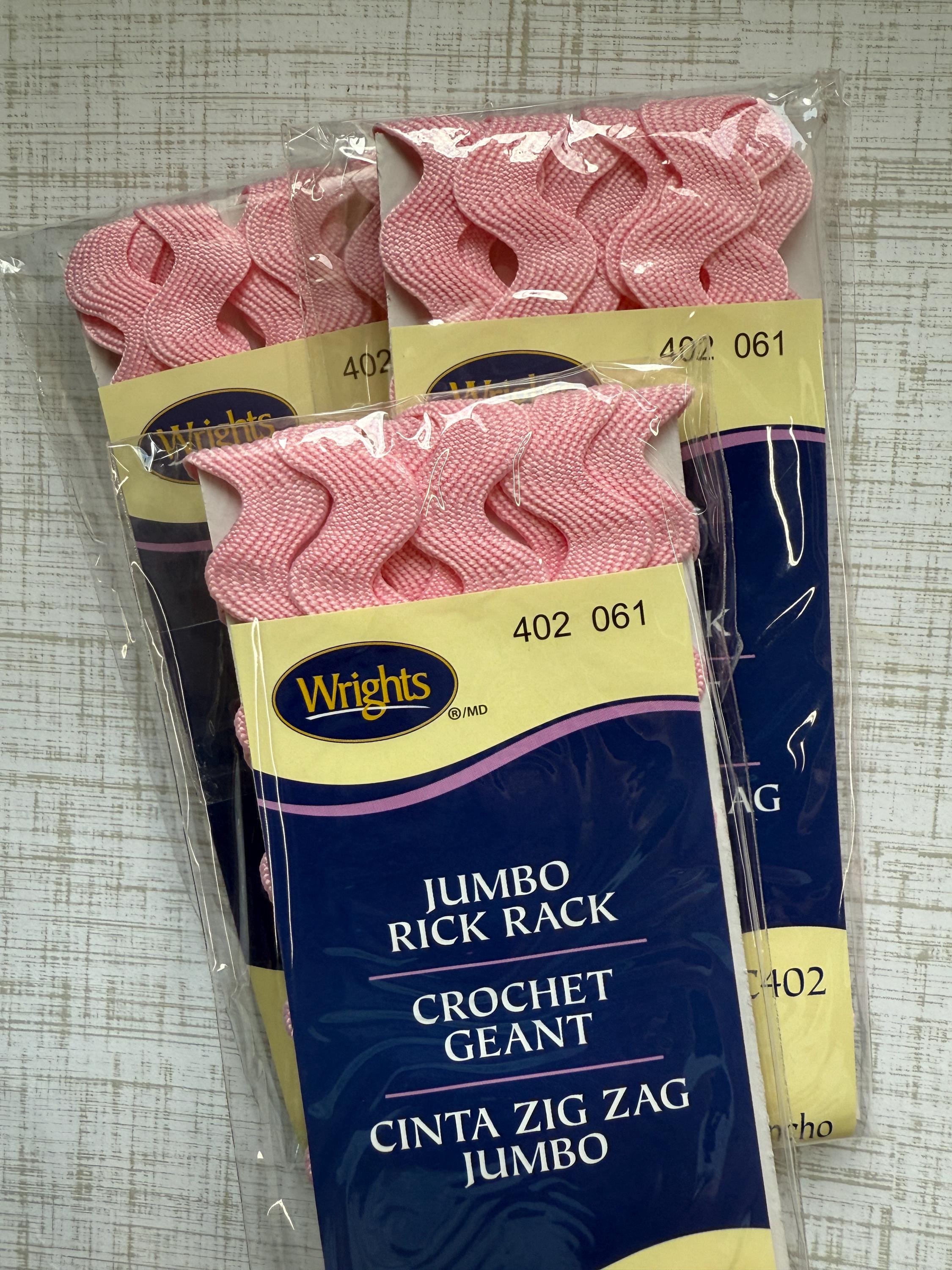 JUMBO Rick Rack, Choice of 5 Colors, .625 Inches Wide. 2.5 Yds per ...