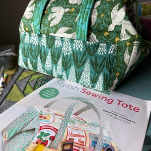 Zakka Workshop Stylish SEWING CADDY Pattern, Opens Wide, Hardware is in ...