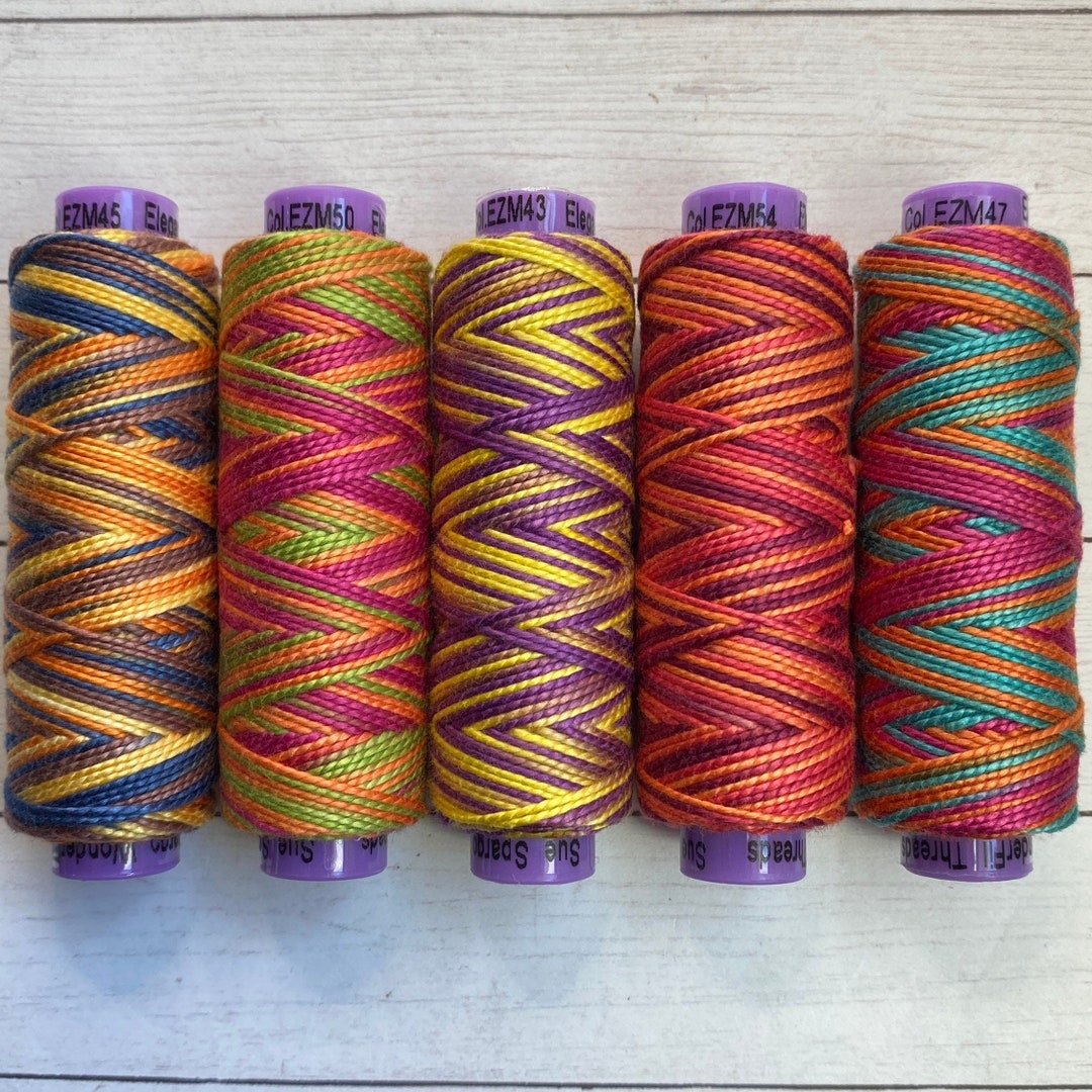 5wt Perle Cotton, 5 Multi Colored Threads Mix Also Sold Separately, My ...