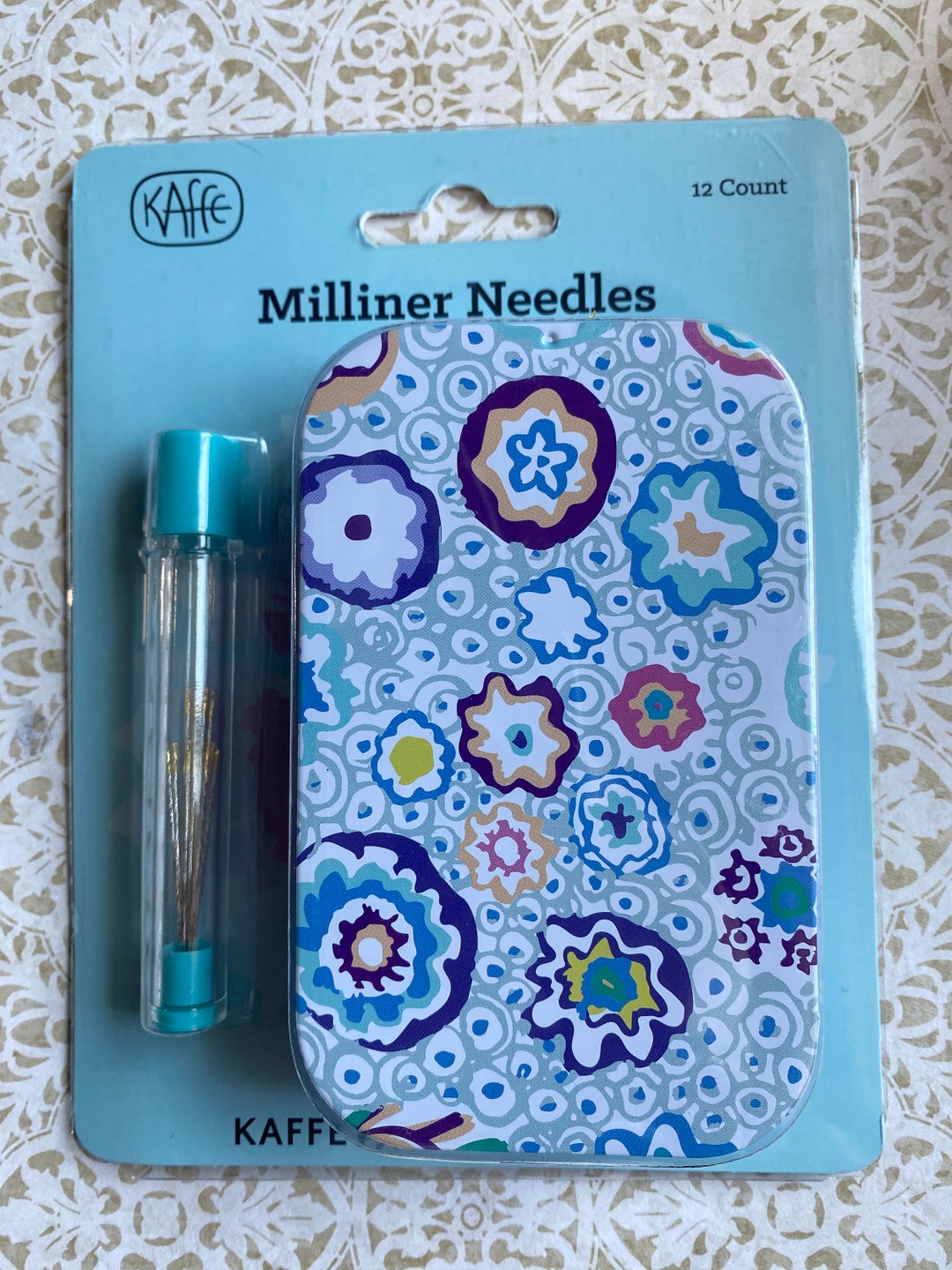 Kaffe Fassett Tin Magnetic Needle Case & Choice of Needles - Etsy