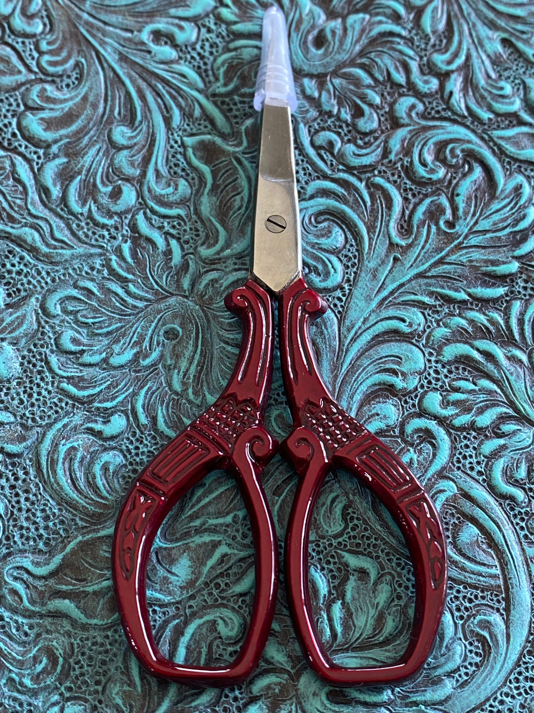 Victorian Scissors Choice of Victorian Red or Rainbow - Etsy