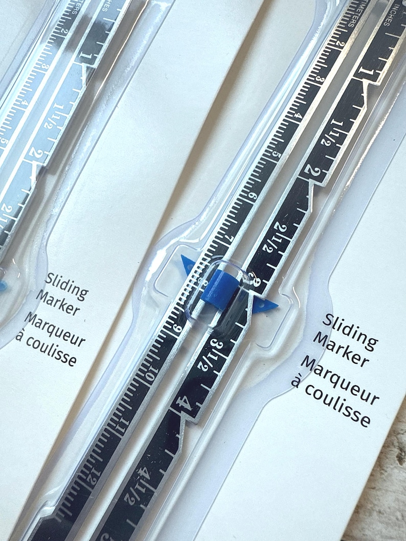 Seam Gauge, 6" Sliding Seam Gauge by Dritz, Best Measuring Tool for ...