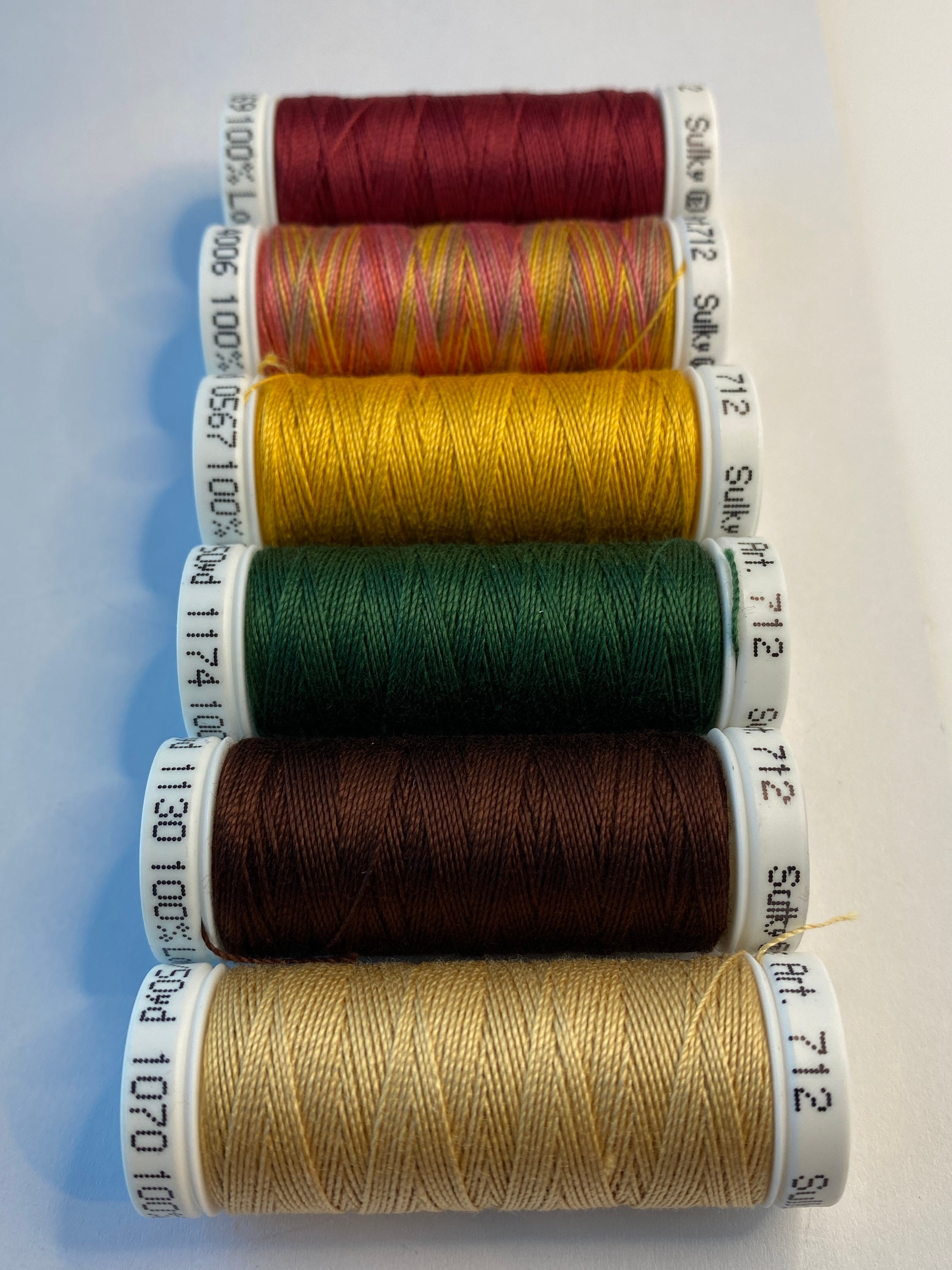 Sulky AUTUMN Cotton Petites 12 WT Cotton Thread Machine & | Etsy