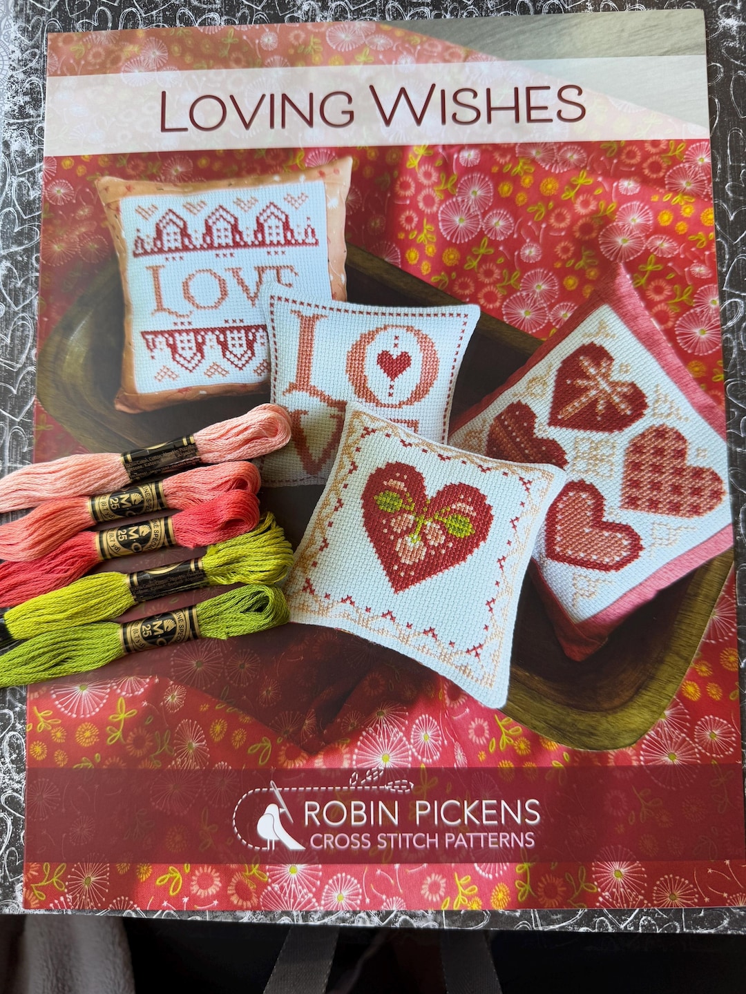 Robin Pickens Cross Stitch, LOVING WISHES Sampler, VALENTINES Cross ...