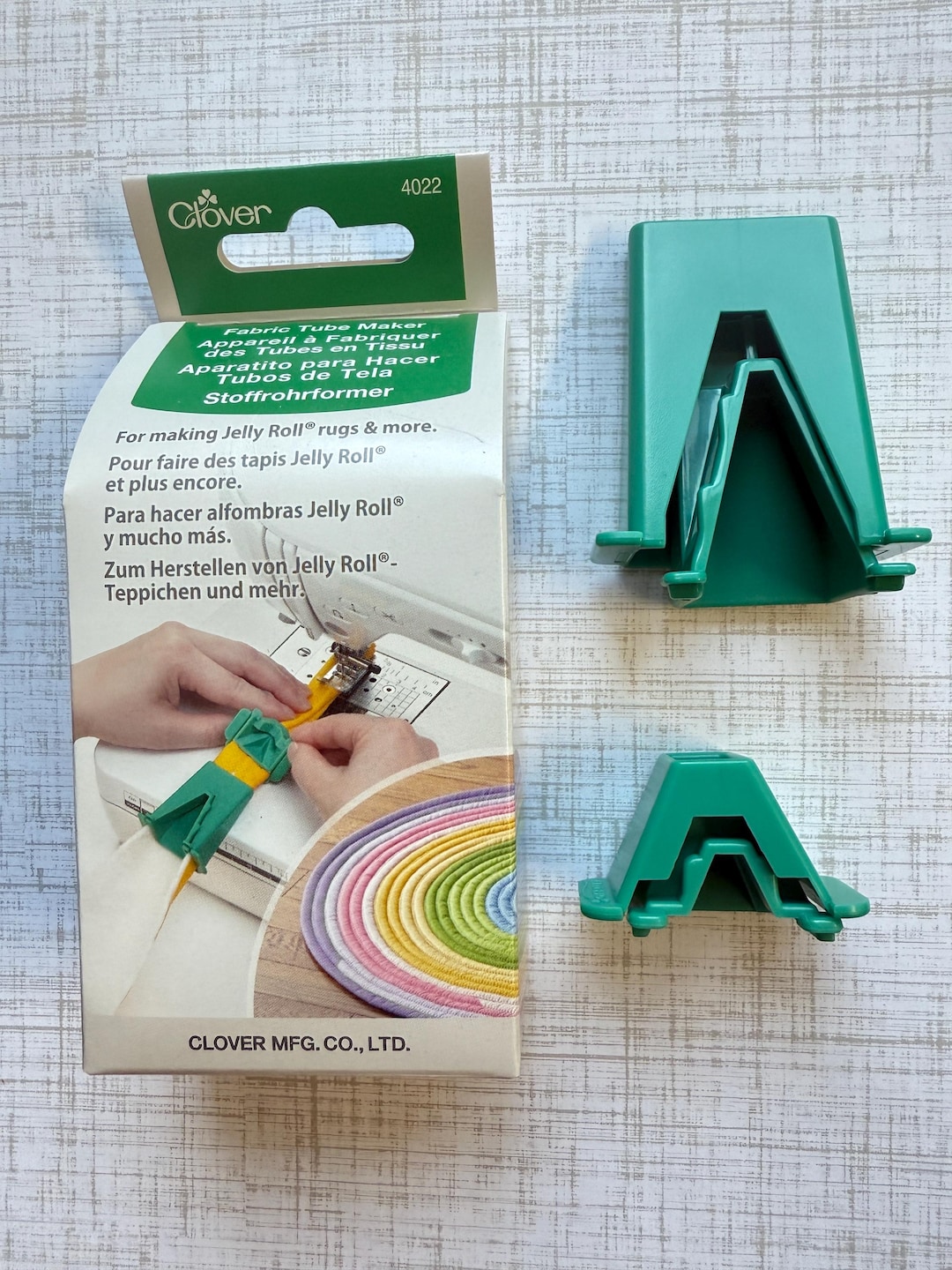 Clover Fabric Tube Maker 4022, Fold Strips Efficiently, Tube Maker for ...