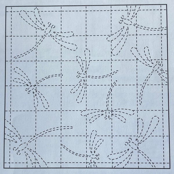 Sashiko Dragonfly - Etsy