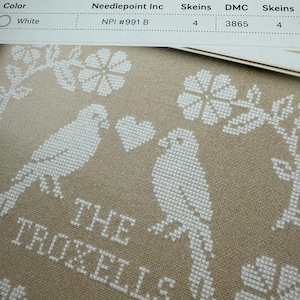 Wedding Sampler CROSS STITCH Pattern, Classic Design With Chart for ...