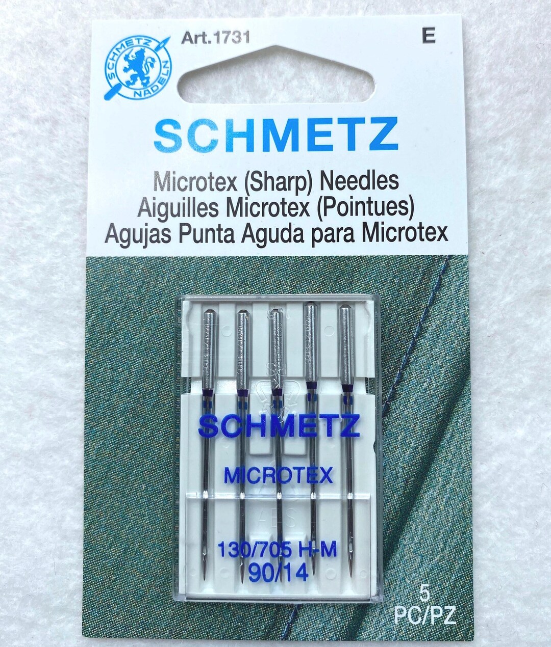 Schmetz MICROTEX Needles, Extra SHARP Acute Point, Pick Size 80/12 or ...