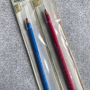 Clover IRON ON Transfer Pencil Blue or Red, Clover 5005 Transfer ...