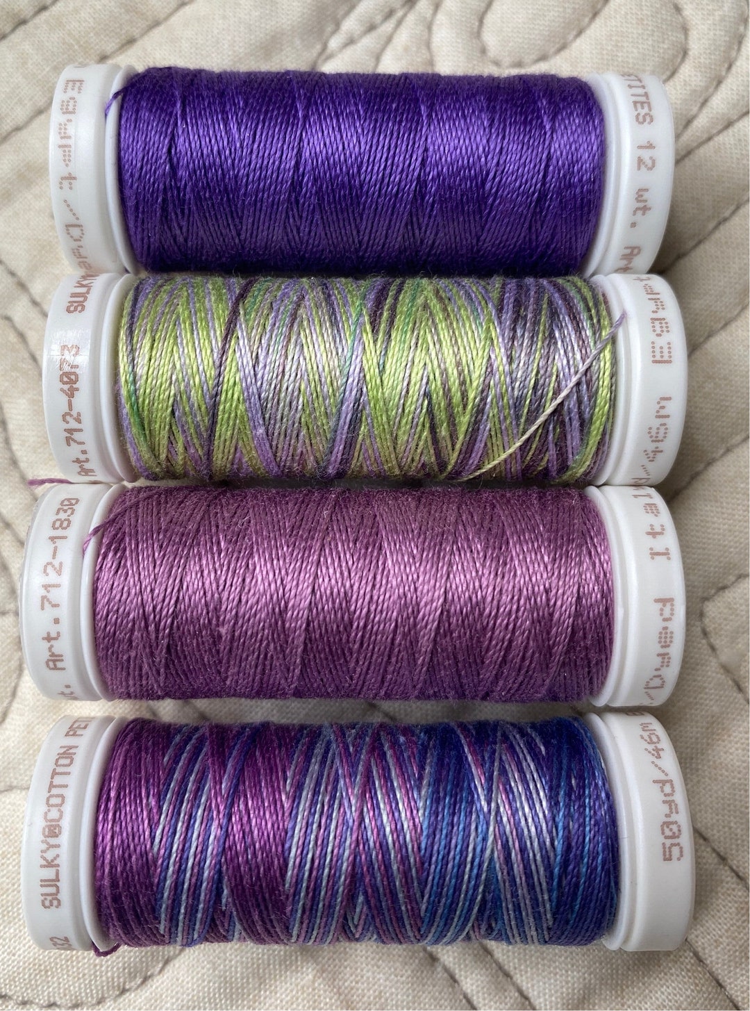 Sulky BLENDABLES, LAVENDER Fields by Classicneedle, Four 50 Yd Spools ...