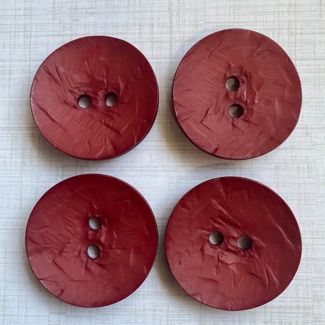 RED 45mm Dill Button 1.75 Inch Polyamide Button Large - Etsy