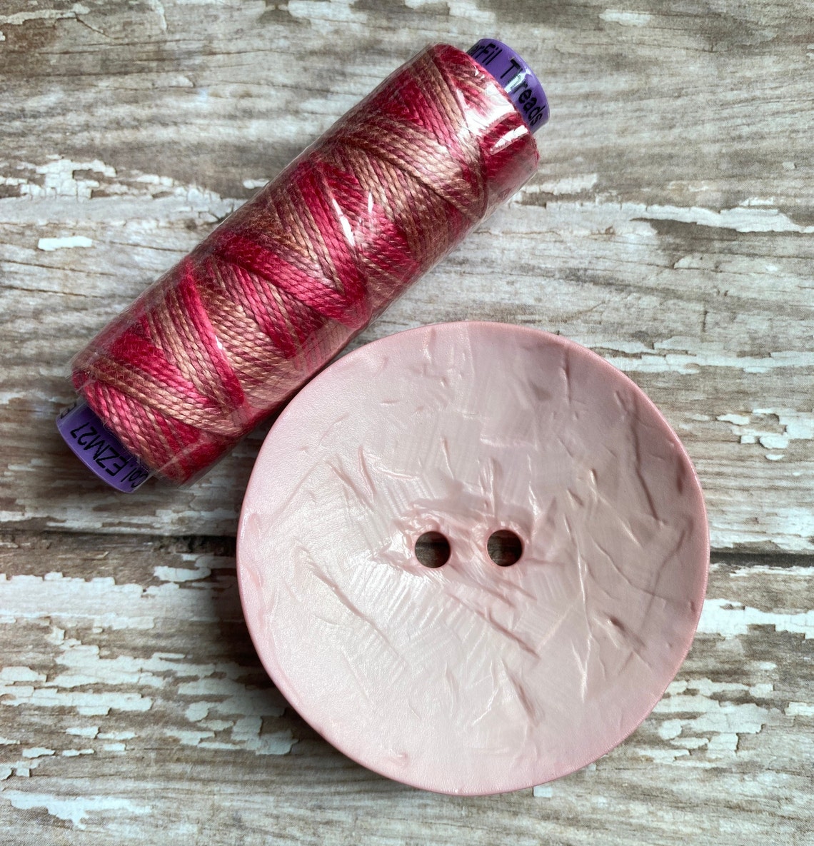 Round PALE PINK 60mm Dill Button, Extra Large 2.4 Inch Polyamide Button ...
