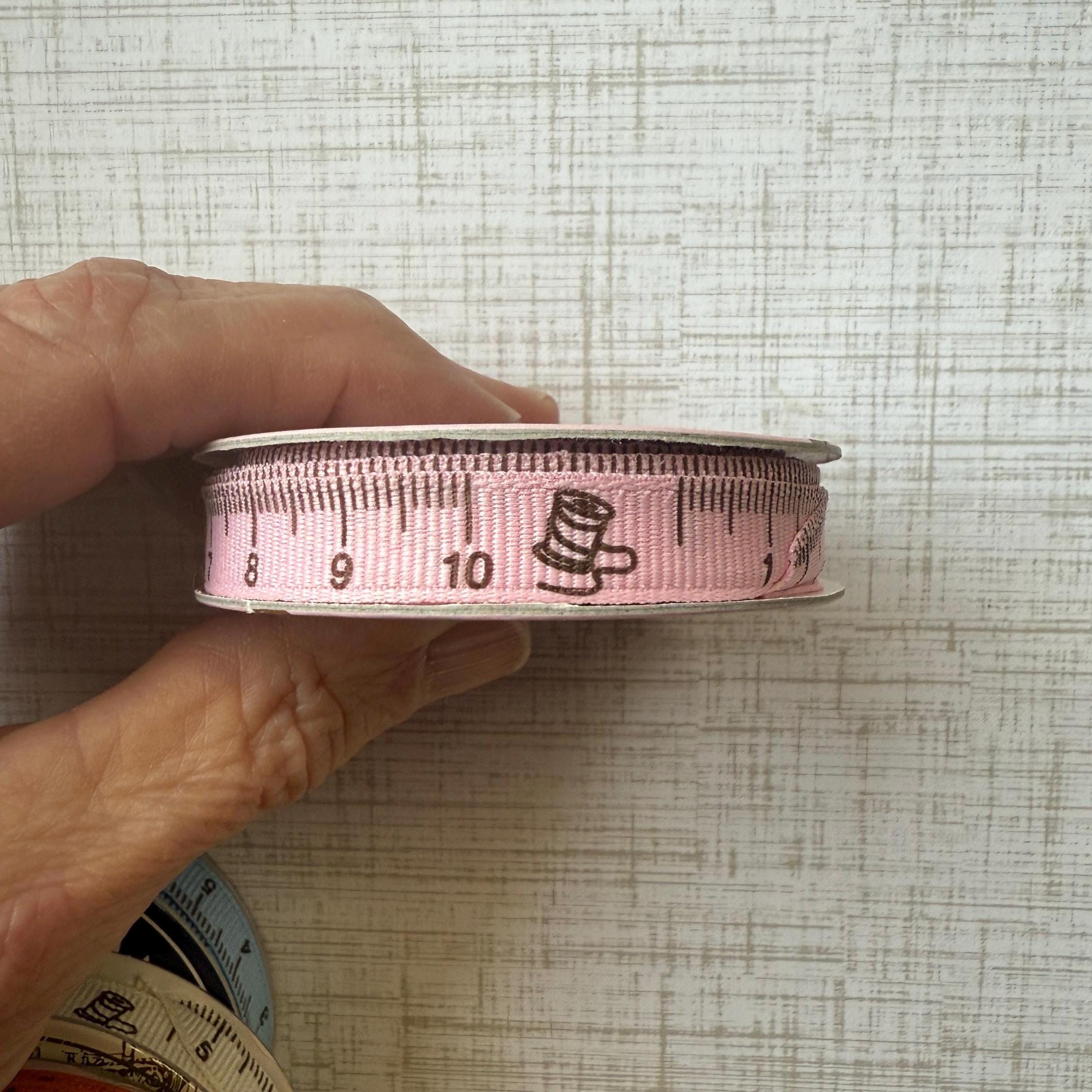 TAPE Measure Ribbon 10mm Multiple Colors, Ribbon for Needlebook, 3/8 ...