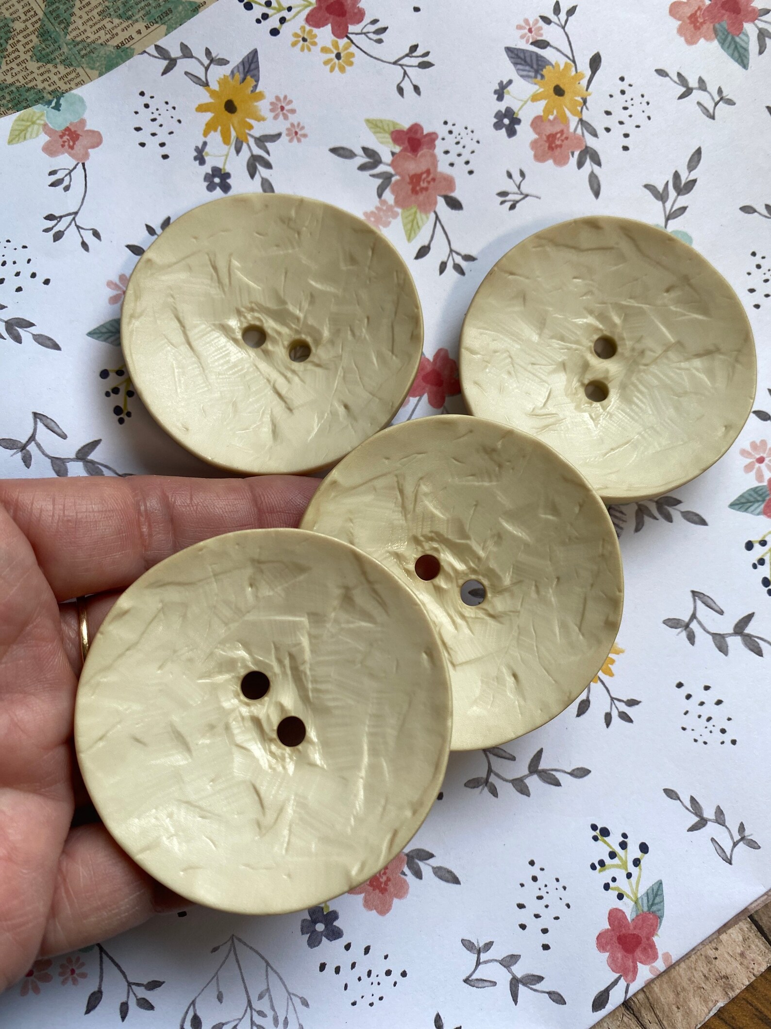 60mm BLACK Dill Button, EXTRA LARGE 2.4 Inch Polyamide Button, Extra ...
