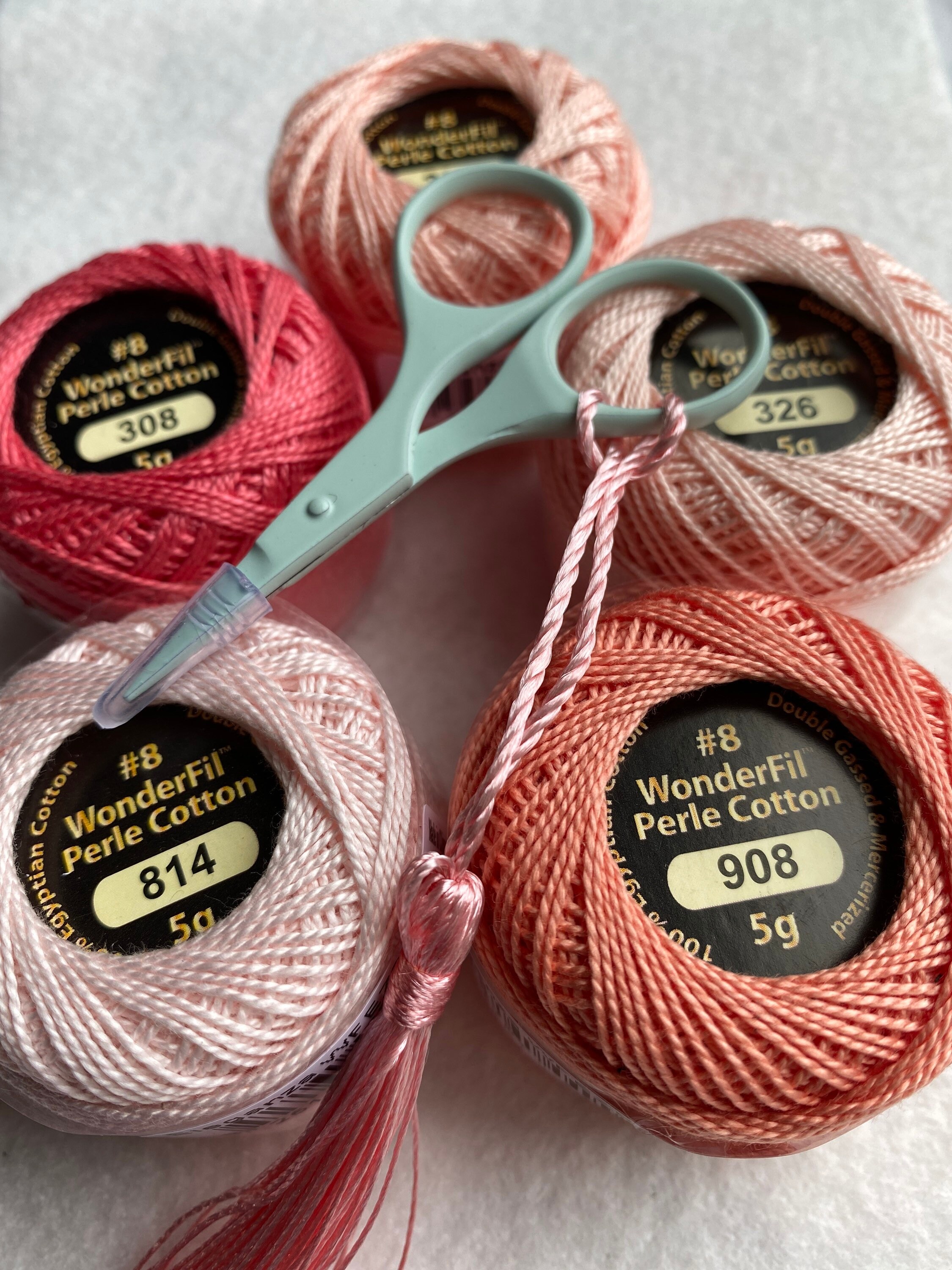 Perle Cotton 5 Color MODERN POSIES MIX of 8 Wt Eleganza Perle - Etsy